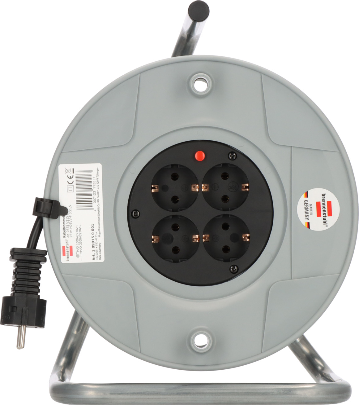 Kabelhaspel AK 260 25m H05VV-F 3G1,5 27 stuks/verkooppallet | brennenstuhl®